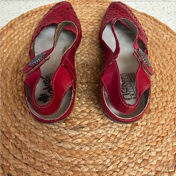 Rieker | Shoes | Rieker Red Mirjam For Casual Comfort | Poshmark